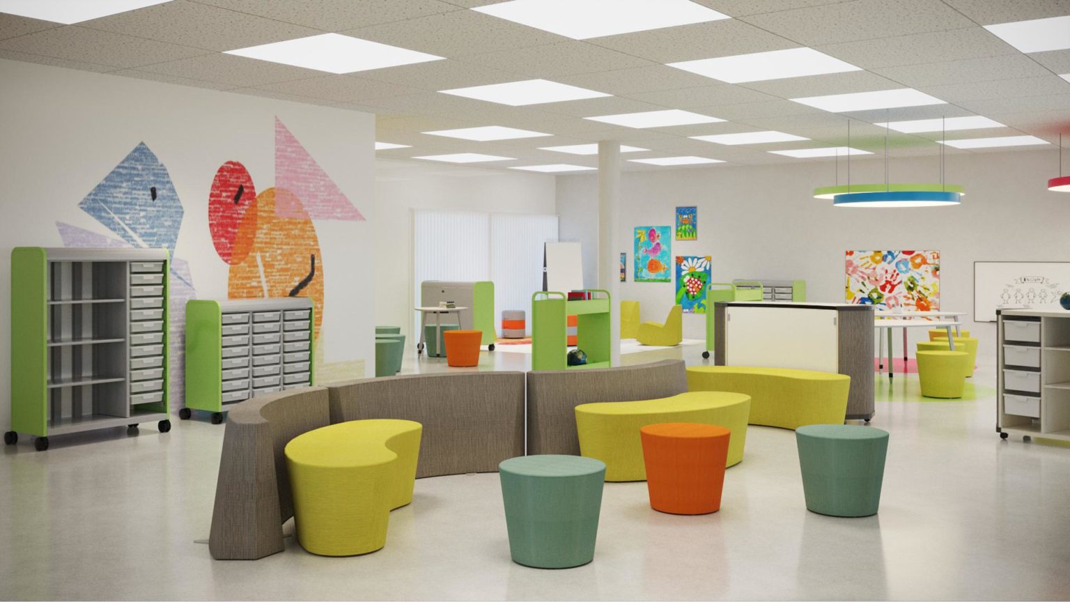 How Classroom Furnishings Can Delineate Learning Zones - Smith Files