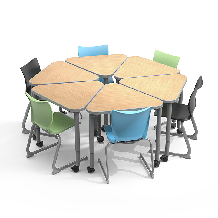 Elemental Student Desk Triangle Smith System 