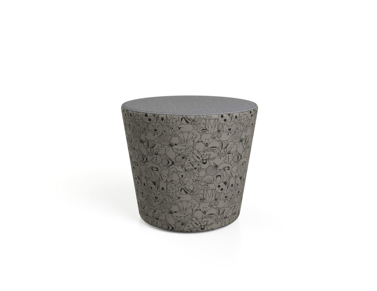 Flowform Tapered Cylinder Stool | Smith System®