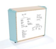 Flowform® Mobile Storage | Straight Unit with Shelves | Smith System